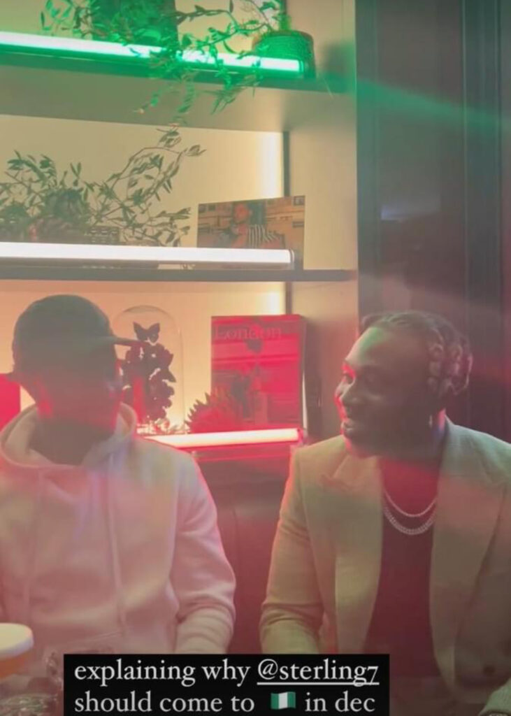 Singer Zlatan Ibile Spotted With Raheem Sterling In London (Photos)