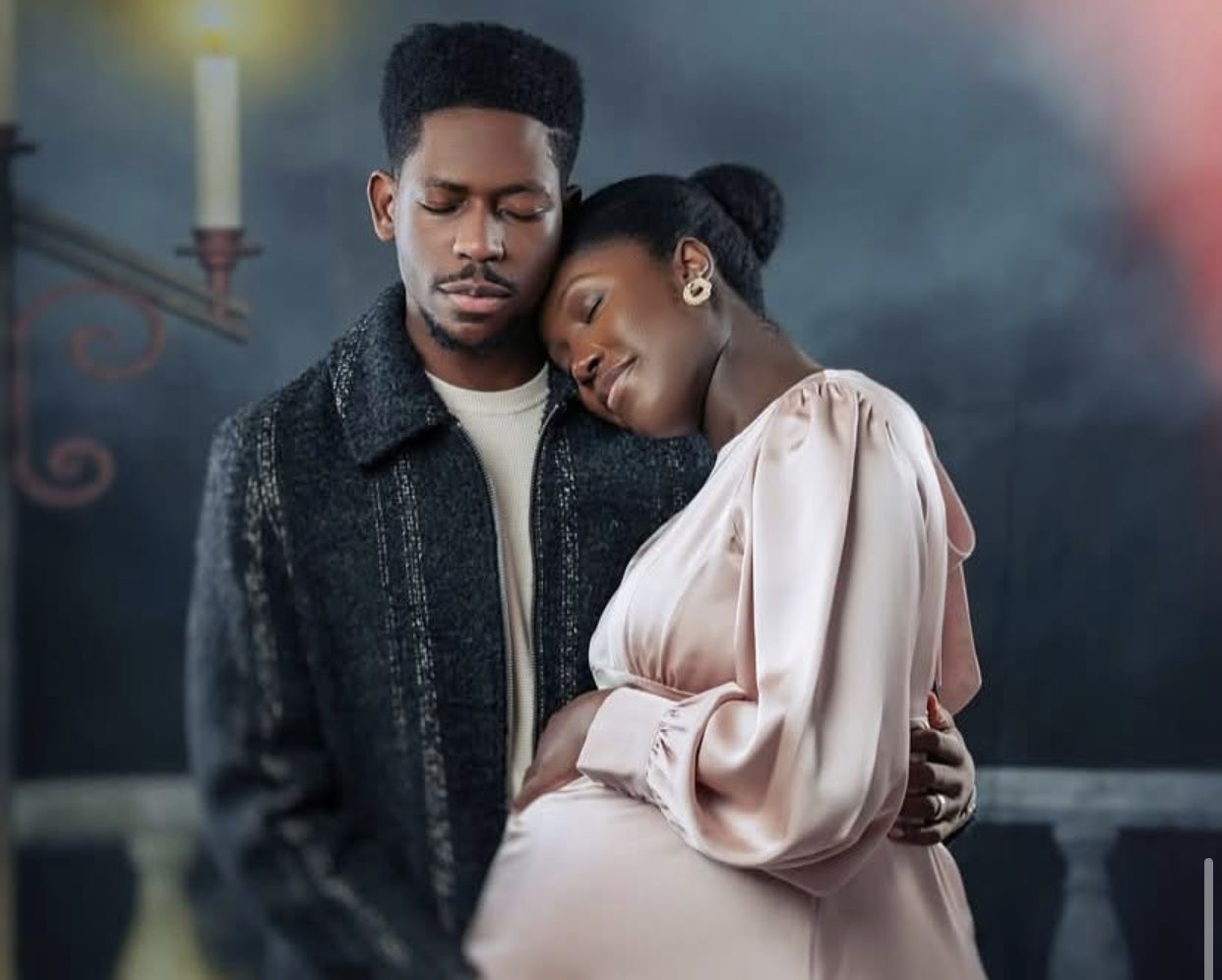 Nigerian Gospel singer, Moses Bliss and wife, Marie, welcome first ...